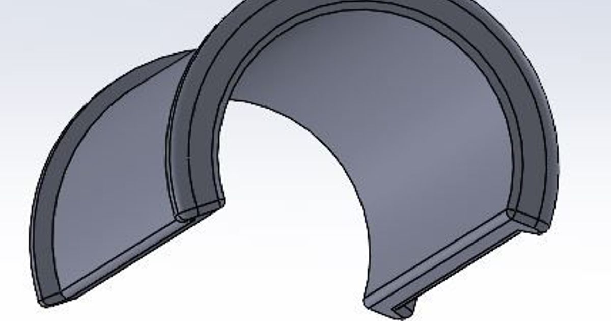 Window handle cover by ChristianR | Download free STL model ...