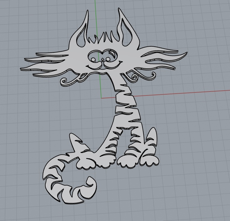 Crazy Cat Wall Art por Zavadnoy | Descargar modelo STL gratuito ...