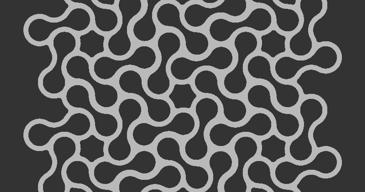 duo pattern coaster by Jack | Download free STL model | Printables.com