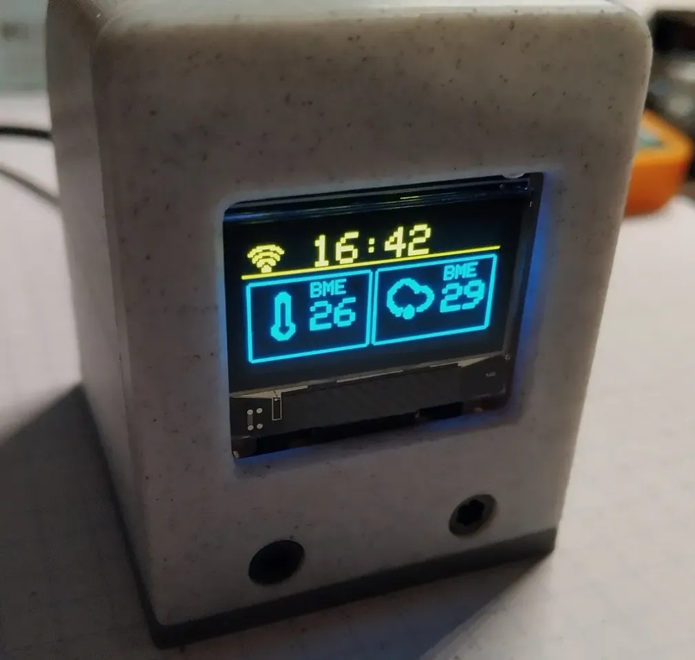 Patriot Geek Esp8266 Bme280 And Oled Displays
