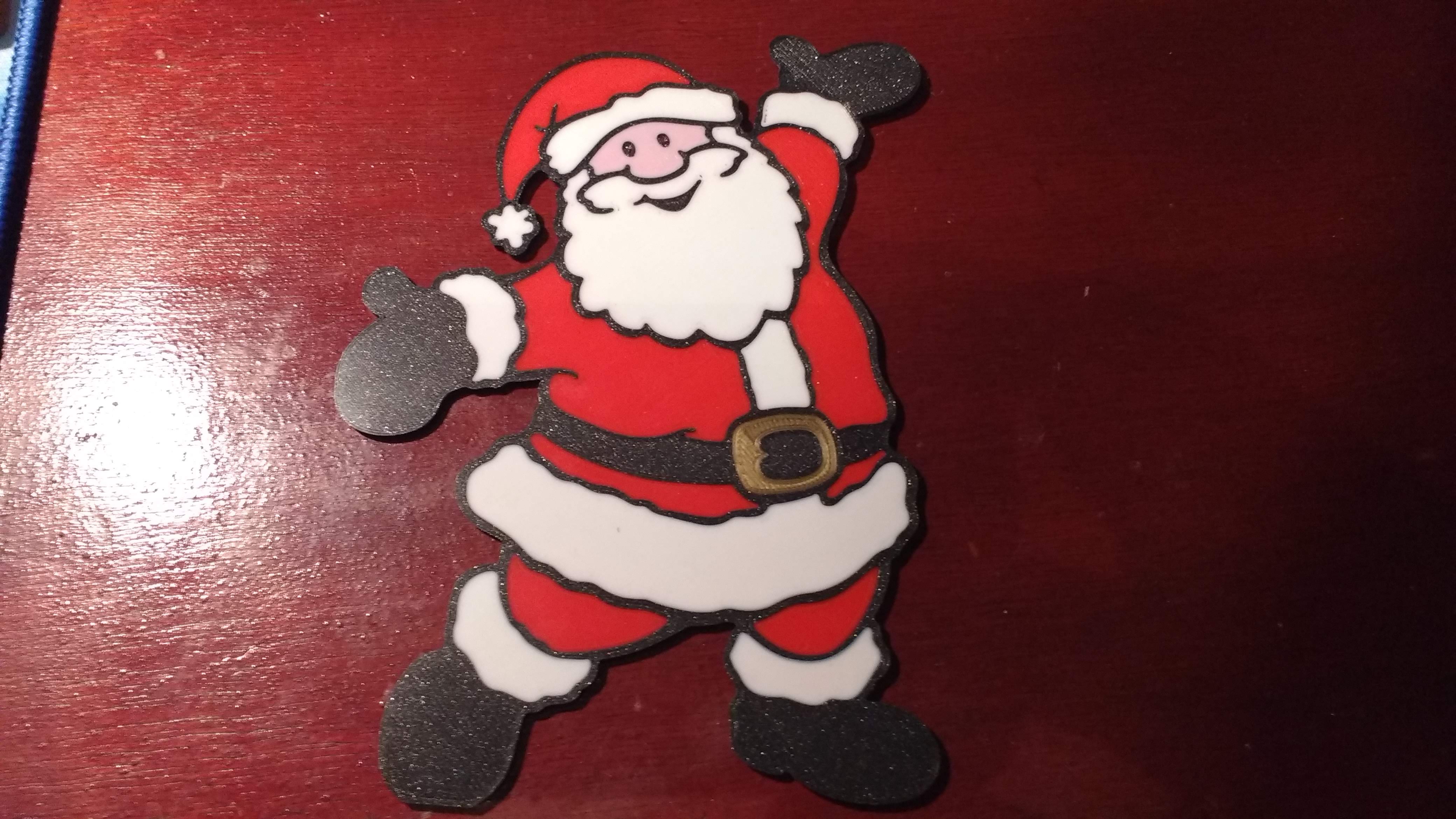 Santa Claus 5 color Refrigerator Magnet for MMU by paho | Download free ...