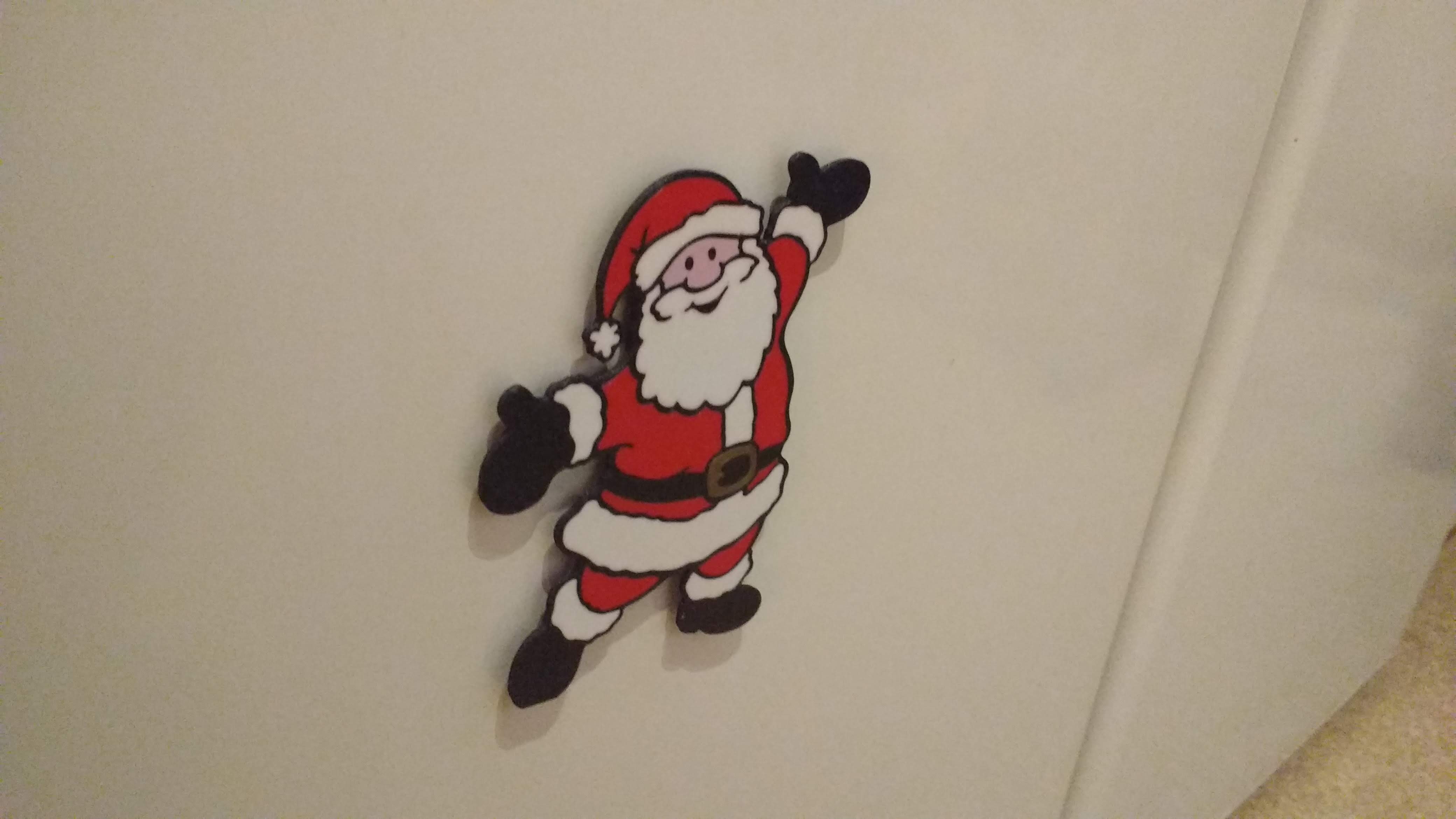 Santa Claus 5 color Refrigerator Magnet for MMU by paho | Download free ...