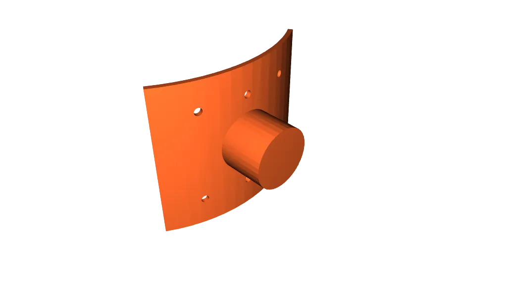 PVC cylinder mount by Ghostfluff | Download free STL model | Printables.com