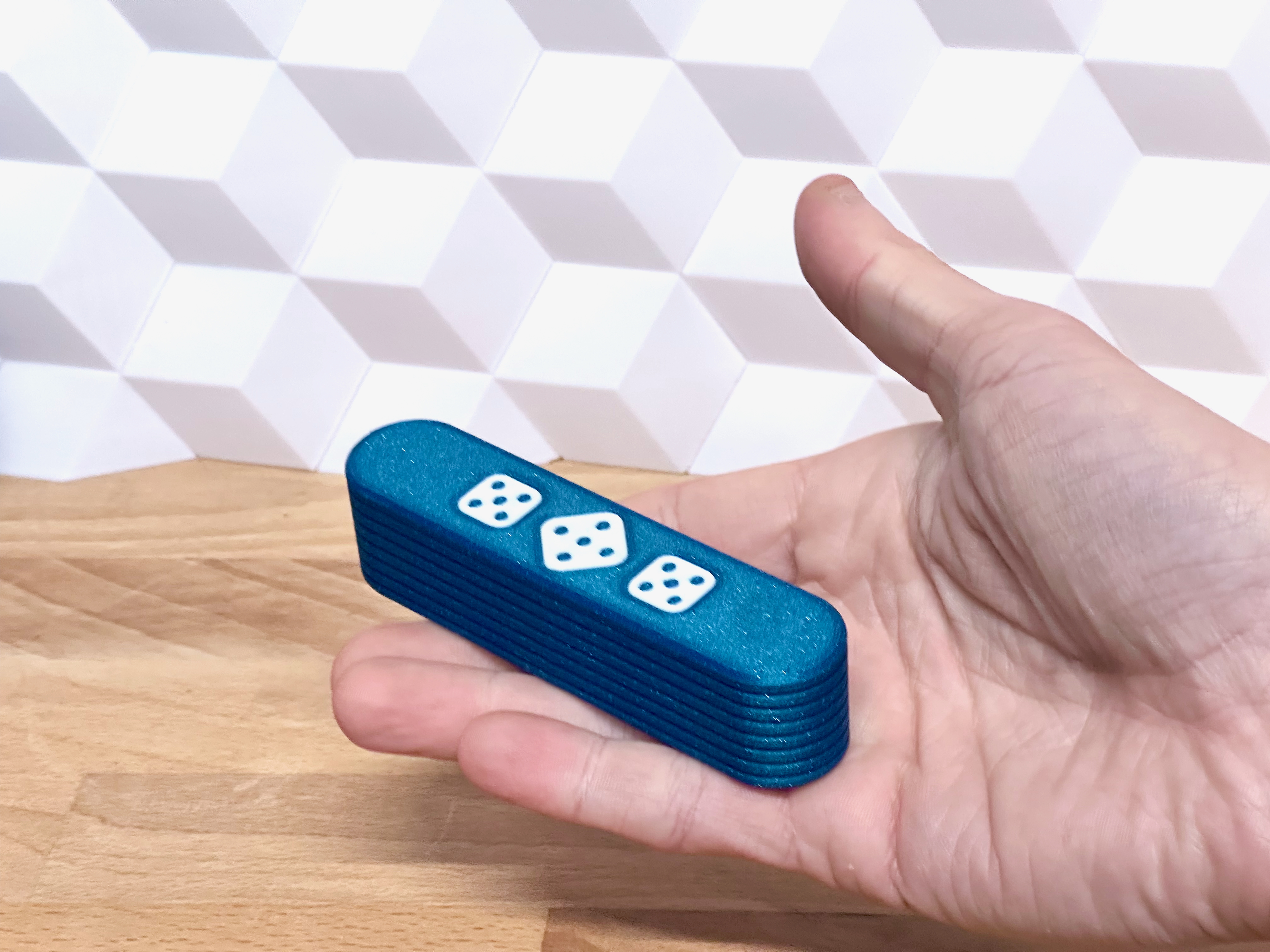 Dice Flick Box (magnetic fidget dice storage) by GlennovitS 3D ...