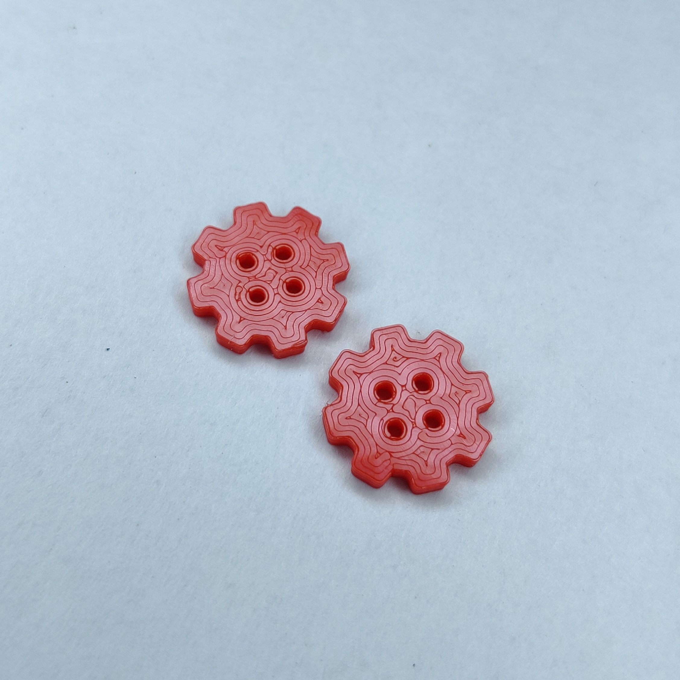 Gear Button by imshreyas | Download free STL model | Printables.com