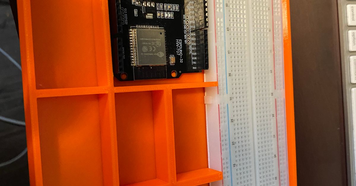 ESP32-Breadboard Project Organizer Tray by ChristianFemia | Download ...