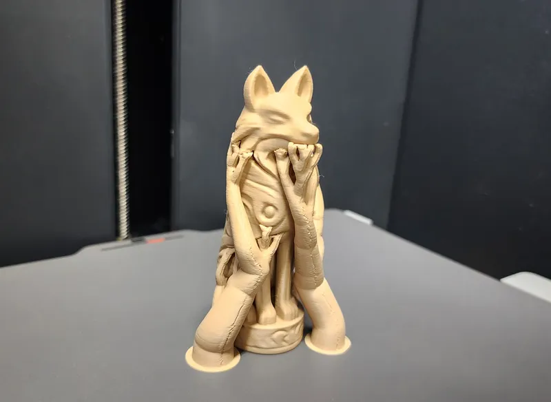 Wooden Wolf Totem by Triple G Workshop | Download free STL model ...