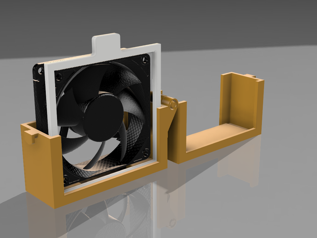 print in place soldering 80mm fan cover with filter by ahmedovic ...