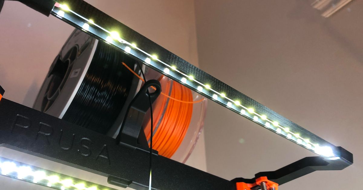 3d printed 9x17 u-channel for LED Light Bar by Jean-Francois Theoret ...