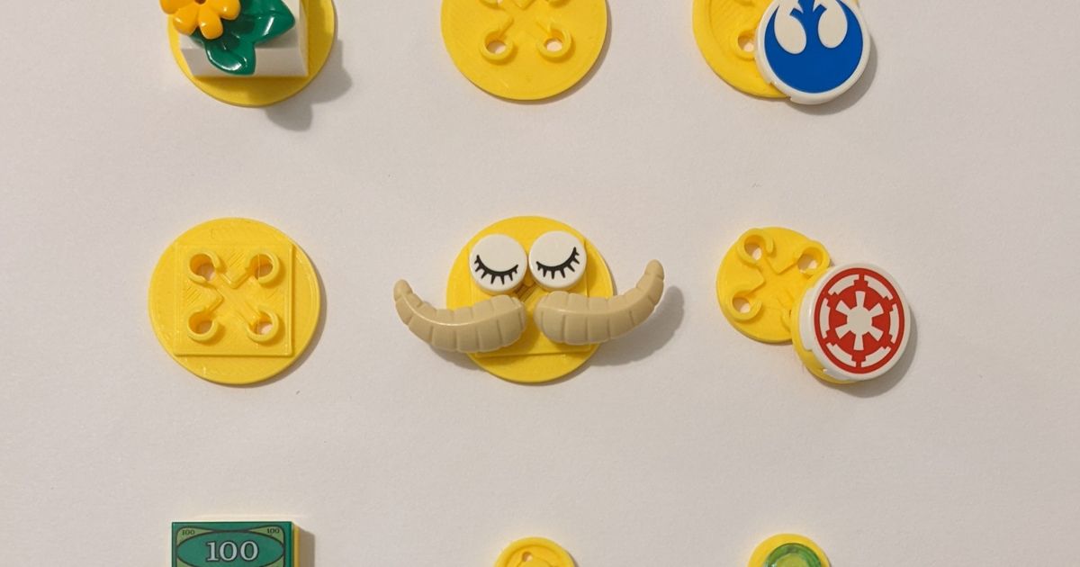 Brickbuttons (Lego) by FLWE | Download free STL model | Printables.com