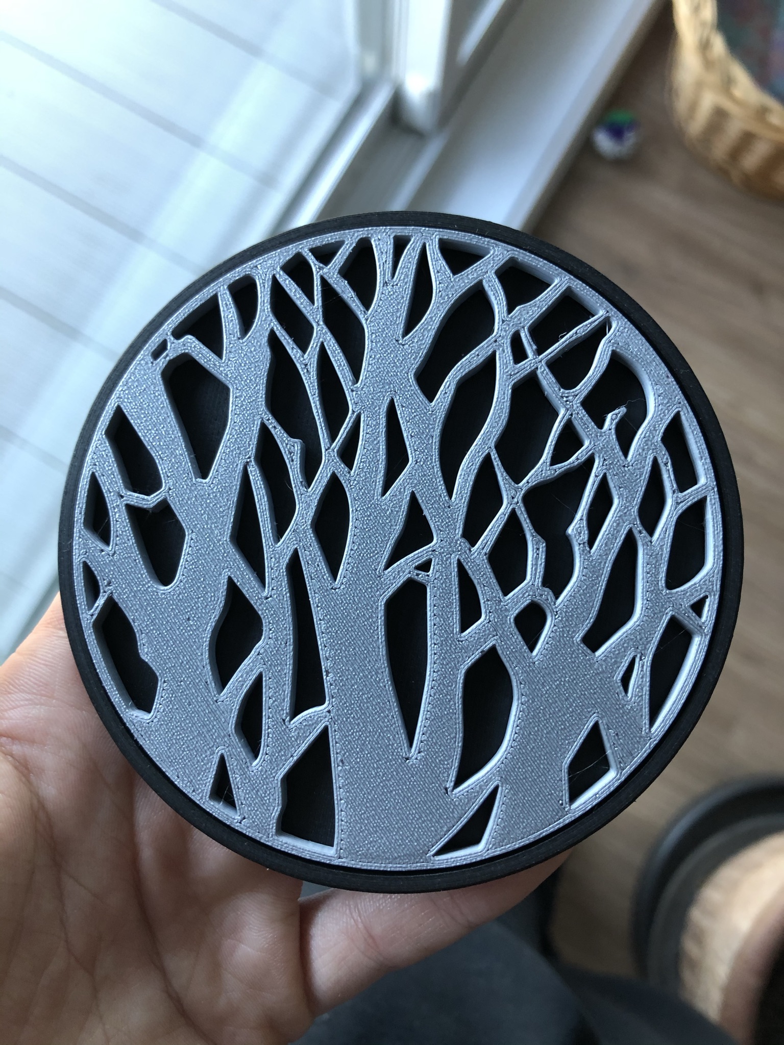Tree coaster plate and storage box by MERoy | Download free STL model ...