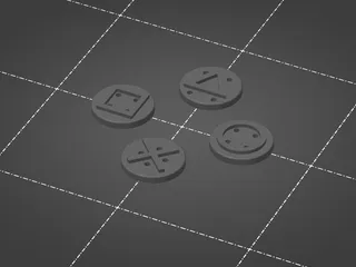 PlayStation Buttons by Wes W | Download free STL model | Printables.com