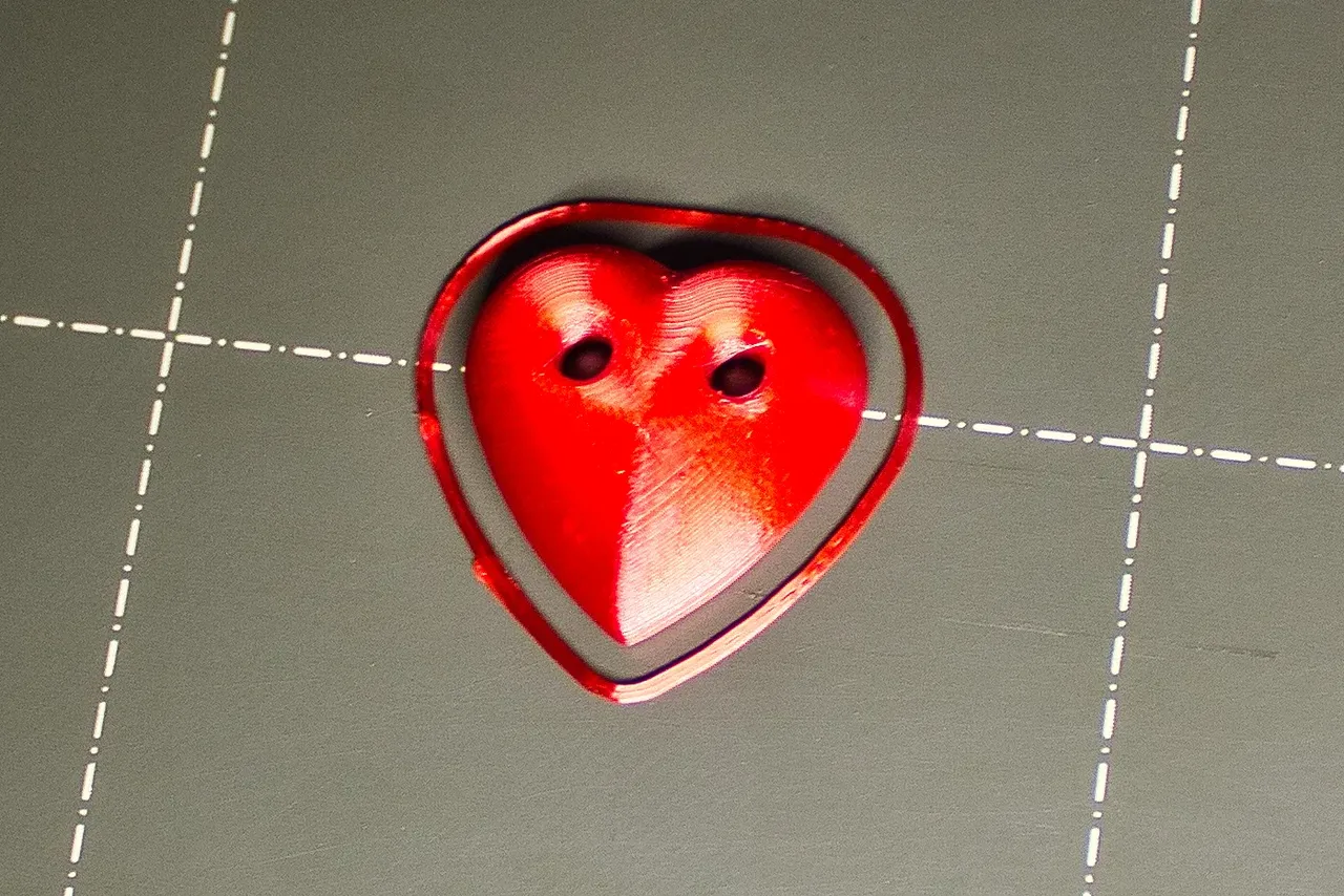 Heart Button by Matt Boyer | Download free STL model | Printables.com
