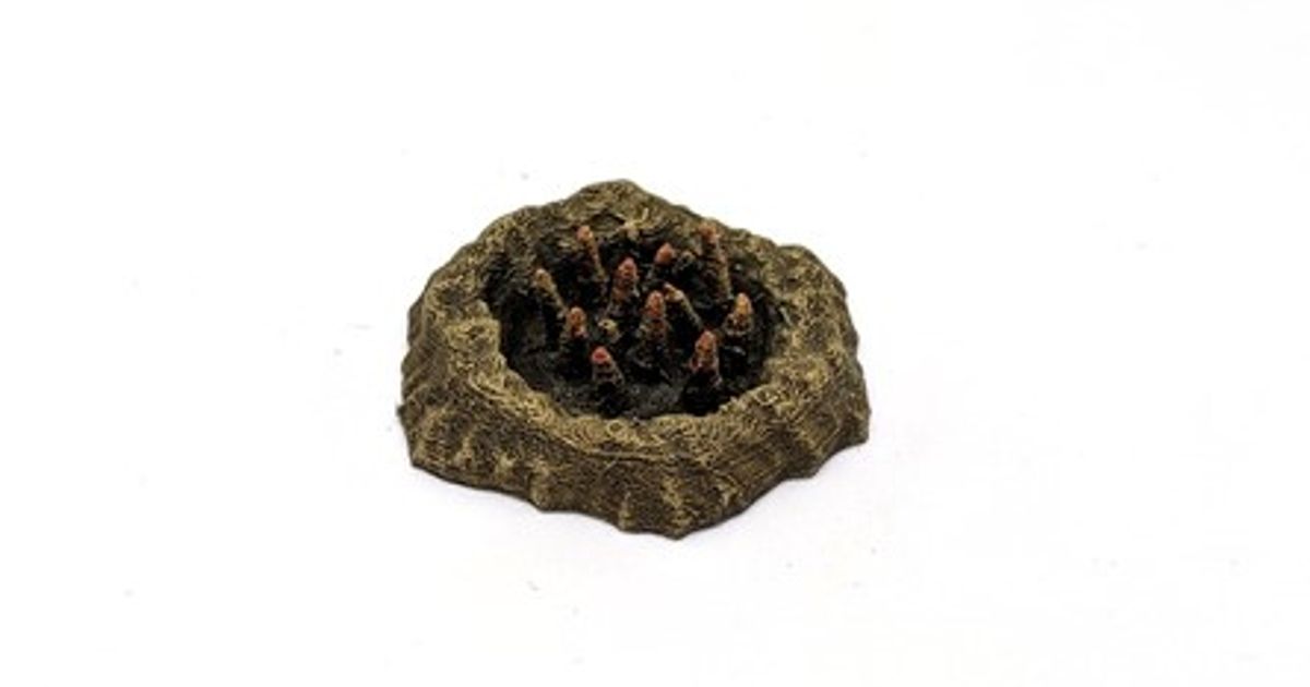 Spike Pit Trap for Gloomhaven by Robagon3D | Download free STL model ...