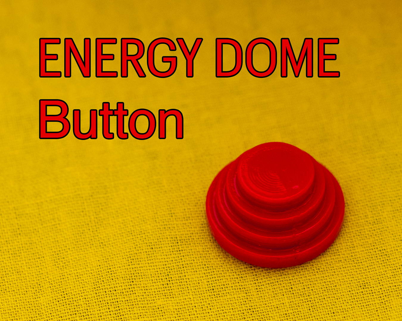 BUTTON - ENERGY DOME by Peter H | Download free STL model | Printables.com