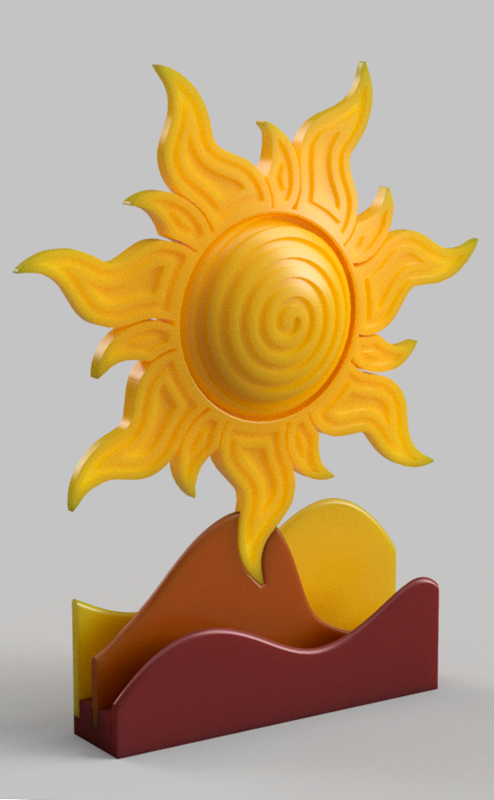 Sun Trophy by neo2478 | Download free STL model | Printables.com