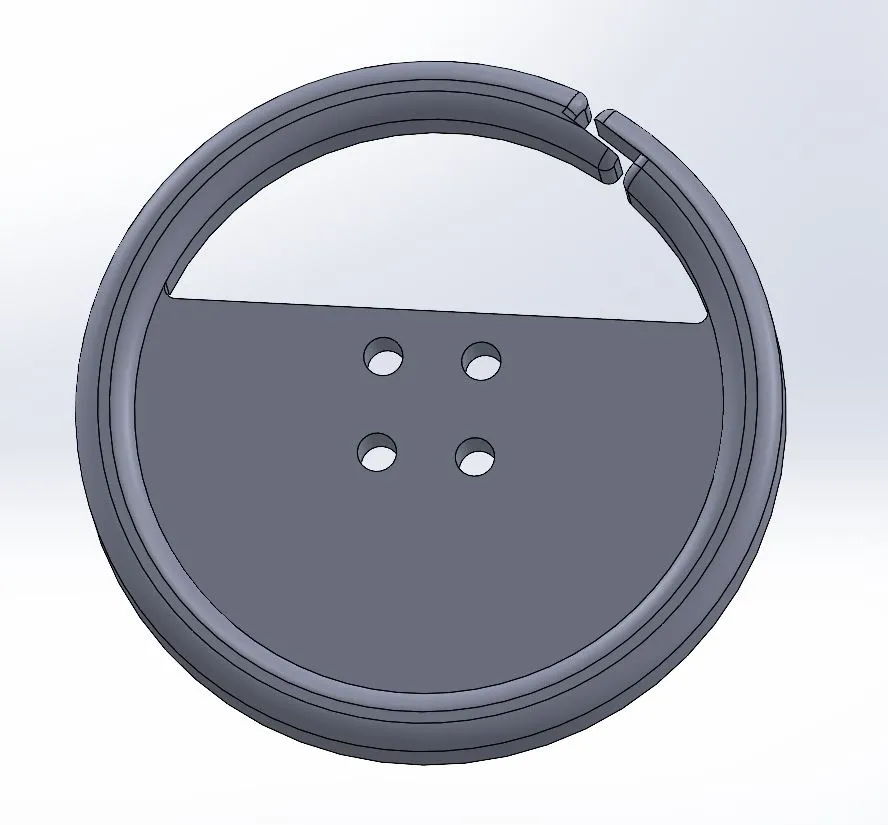 Carabiner Button by ChristianR | Download free STL model | Printables.com