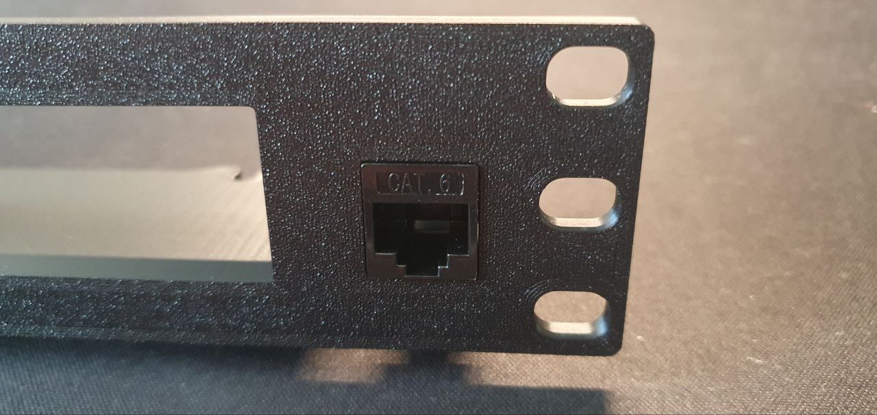 10" Rack mount for TP-Link ER605 Router (Omada) with 2 keystones by ...