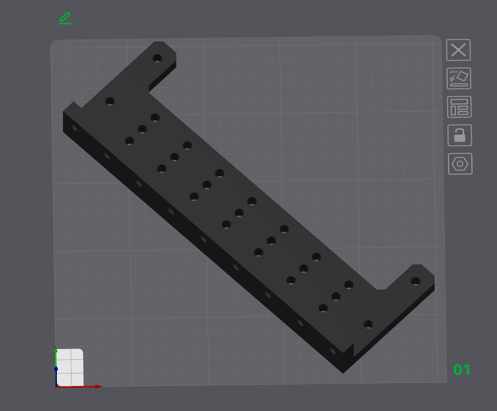 10" inch rack side support connection by Michael Jones | Download free ...