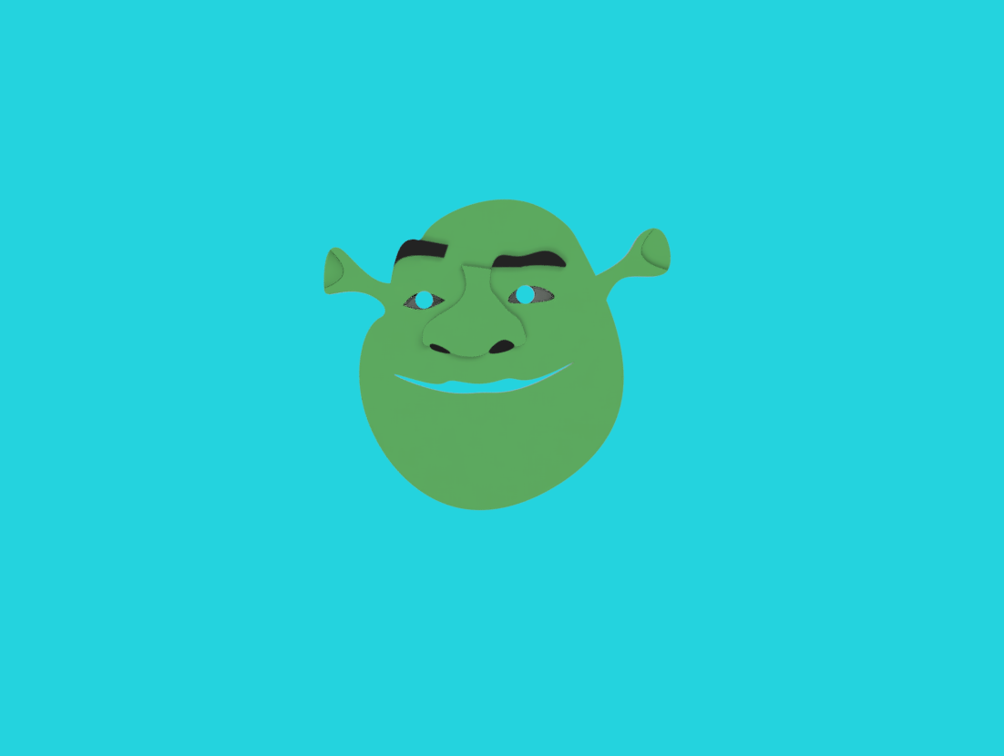 Shrek Button by Matteo | Download free STL model | Printables.com