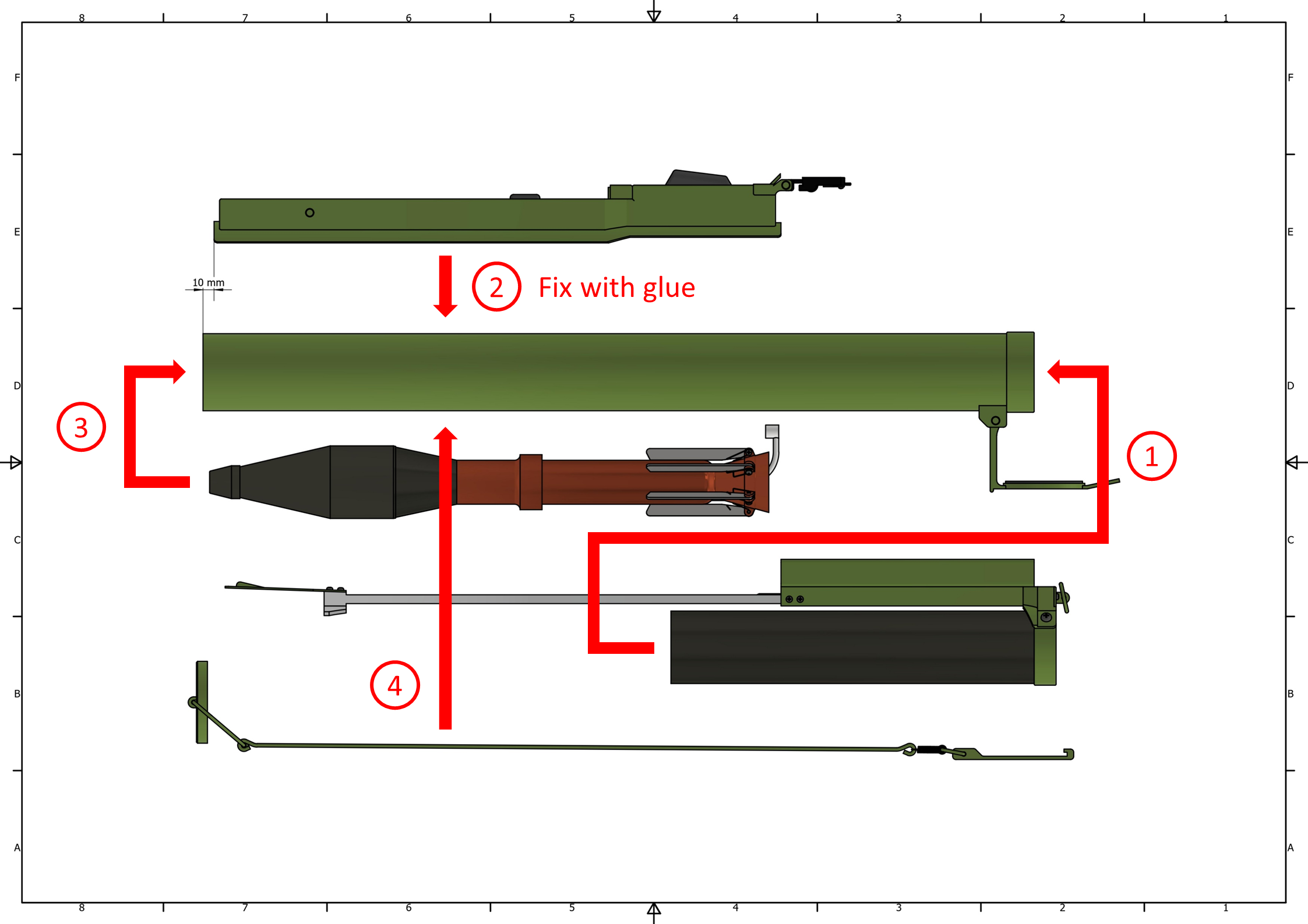 M72 LAW V1 66mm Rocket launchers by Rudy Martin | Download free STL ...