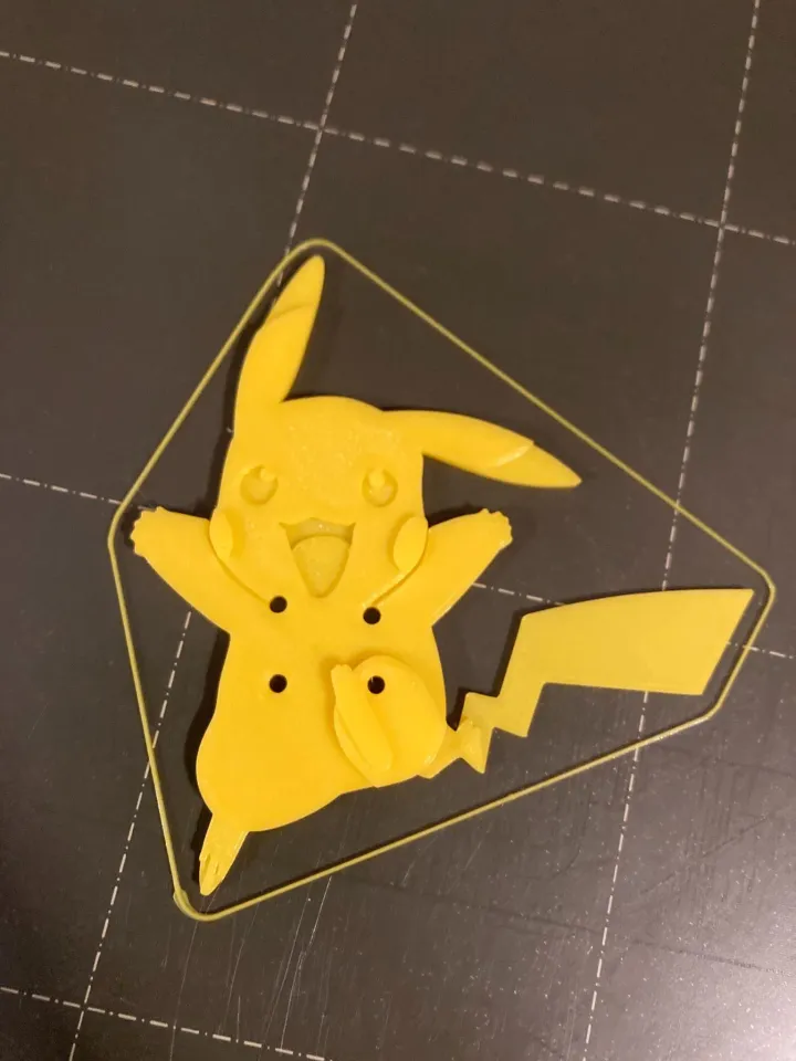 Pikachu Button by beltmatt_usa | Download free STL model | Printables.com