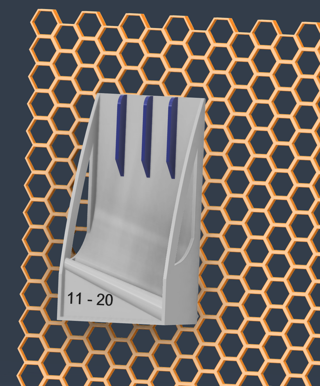 HSW Quick Sort Spanner holder (11mm-20mm) with fins by Thorb | Download ...