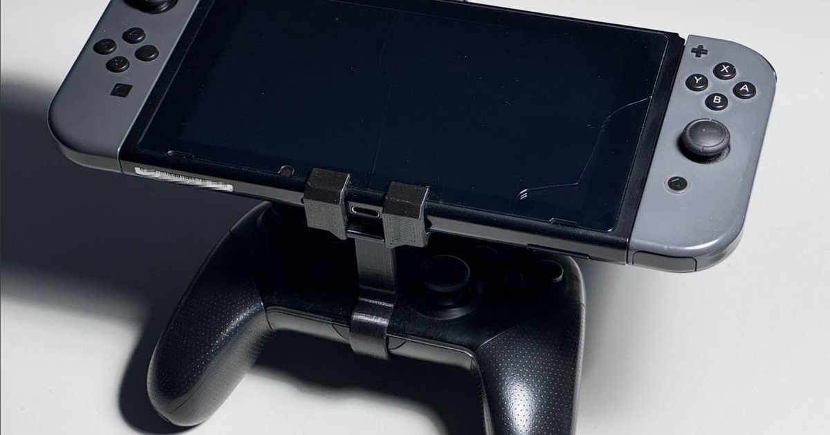 Switch Pro Controller Mount (not Lite edition) by Marius | Download ...