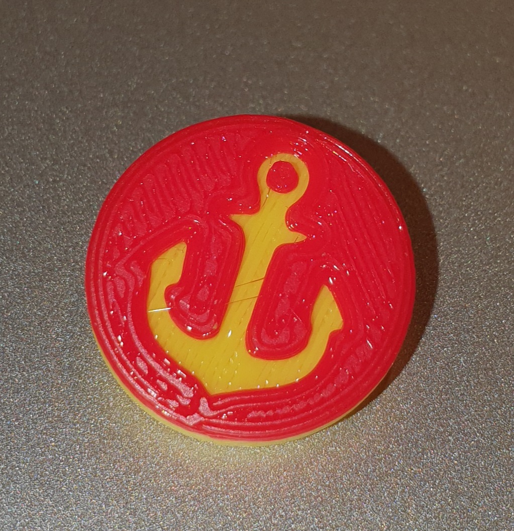 Anchor Button by Simon | Download free STL model | Printables.com