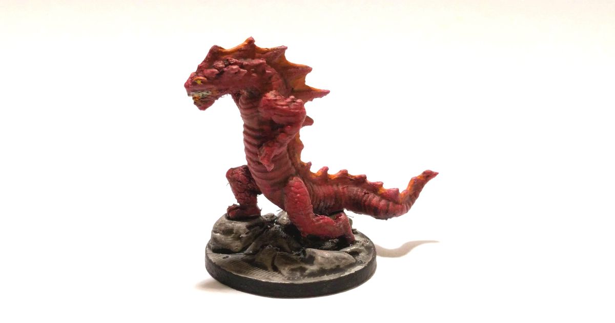 Gloomhaven Monster - Rending Drake por Robagon3D | Descargar modelo STL ...