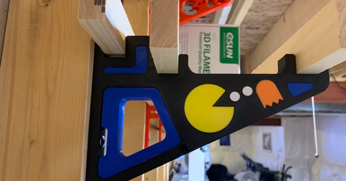 Filament Shelf Bracket Pacman, Storage by HoytDesign | Download free ...