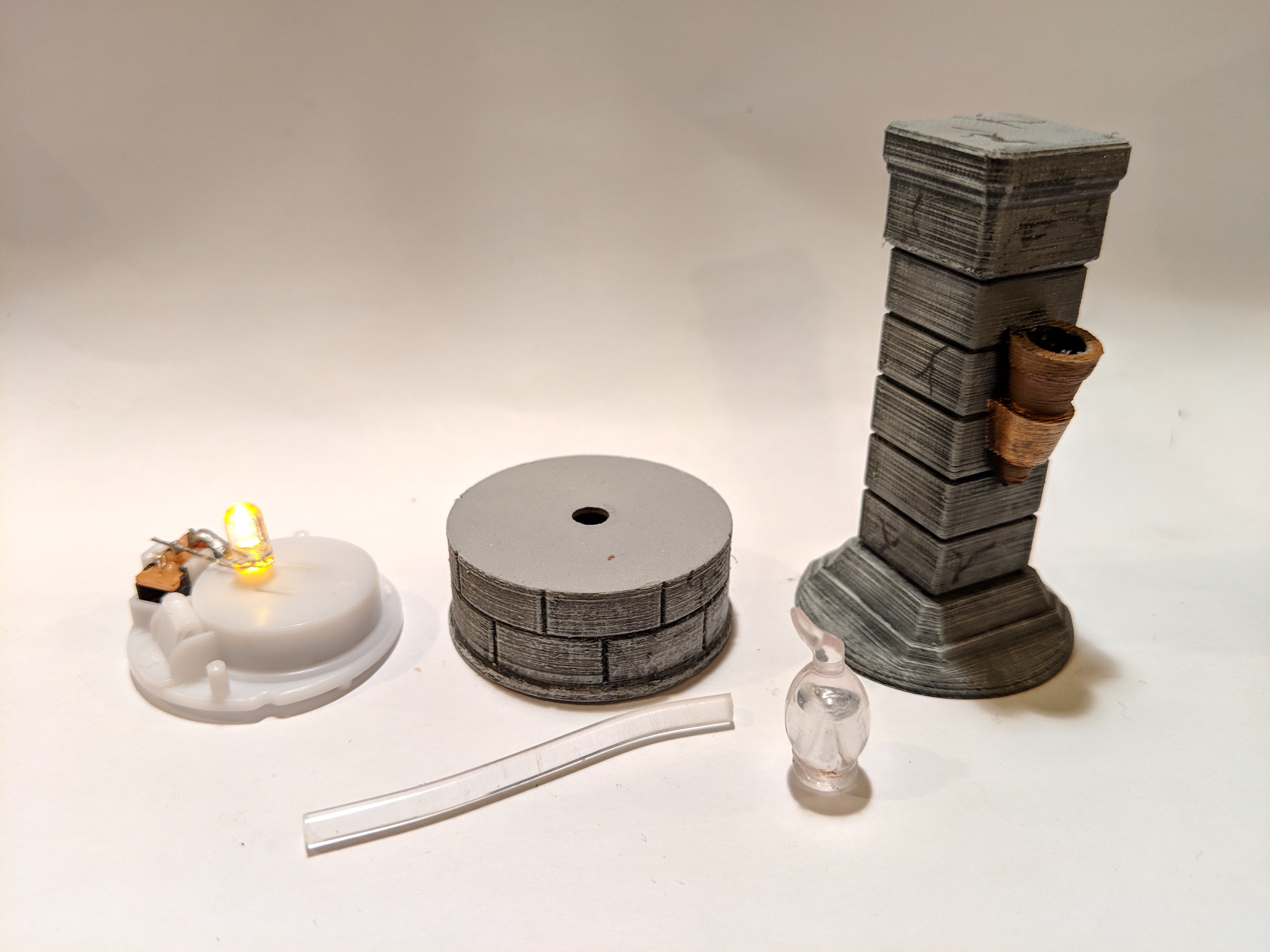 Stone Pillar with Flickering Torch by Robagon3D | Download free STL ...