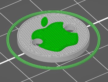 Apple Button by Simon | Download free STL model | Printables.com