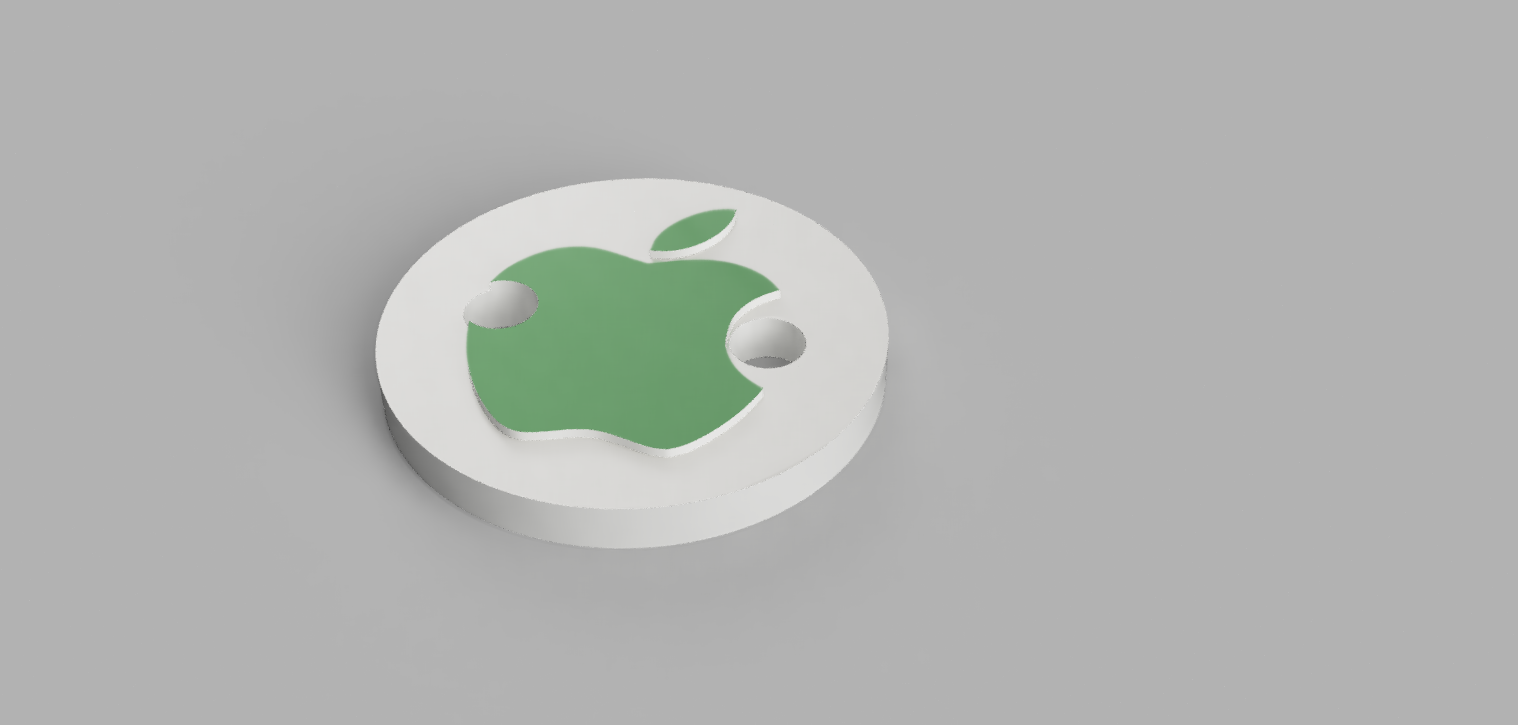 Apple Button by Simon | Download free STL model | Printables.com