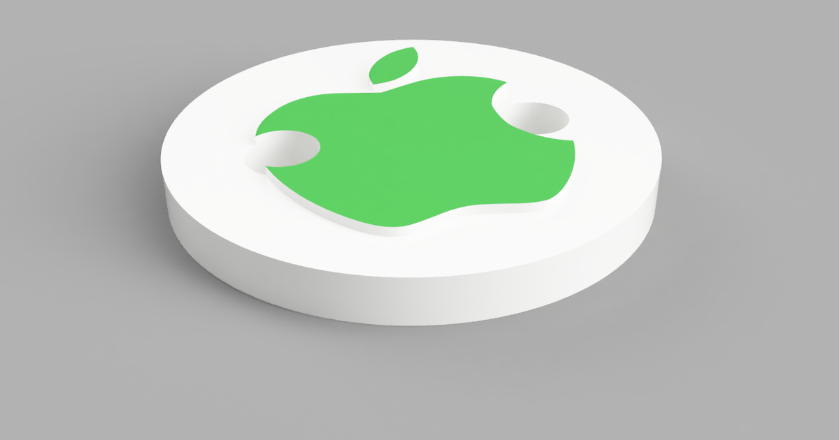 Apple Button by Simon | Download free STL model | Printables.com