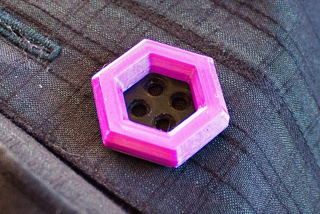 Hexagon Button by Matt Boyer | Download free STL model | Printables.com