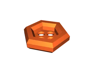 Hexagon Button by Matt Boyer | Download free STL model | Printables.com