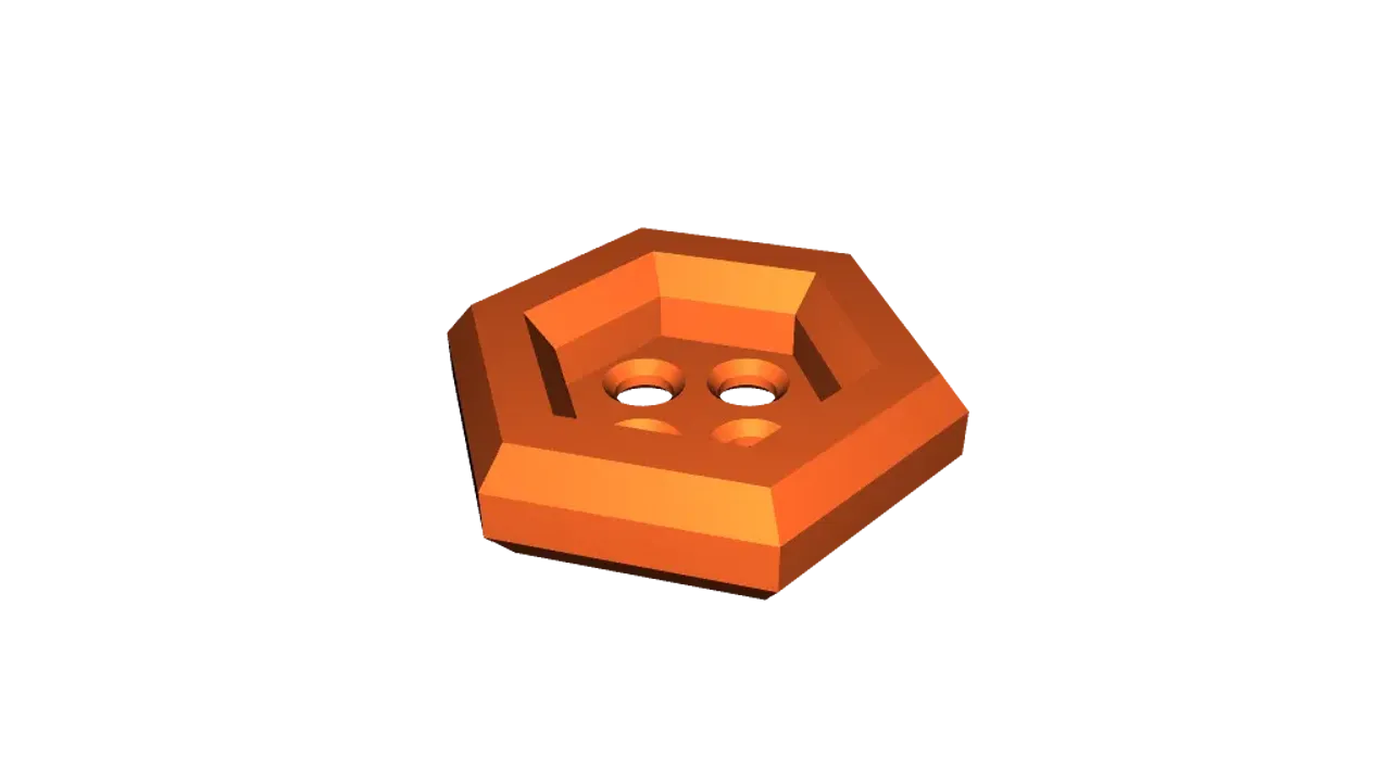 Hexagon Button by Matt Boyer | Download free STL model | Printables.com