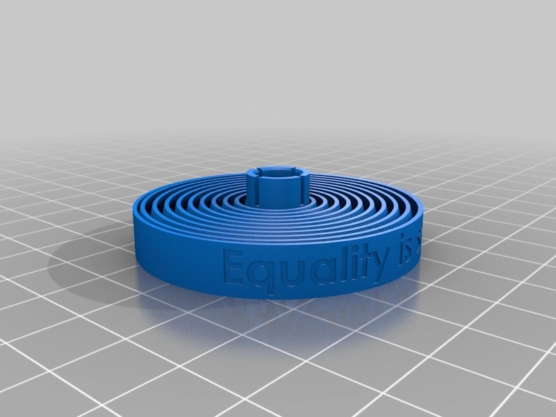 Spool Rewind Spring for Wire Shelving by jdr120 | Download free STL ...