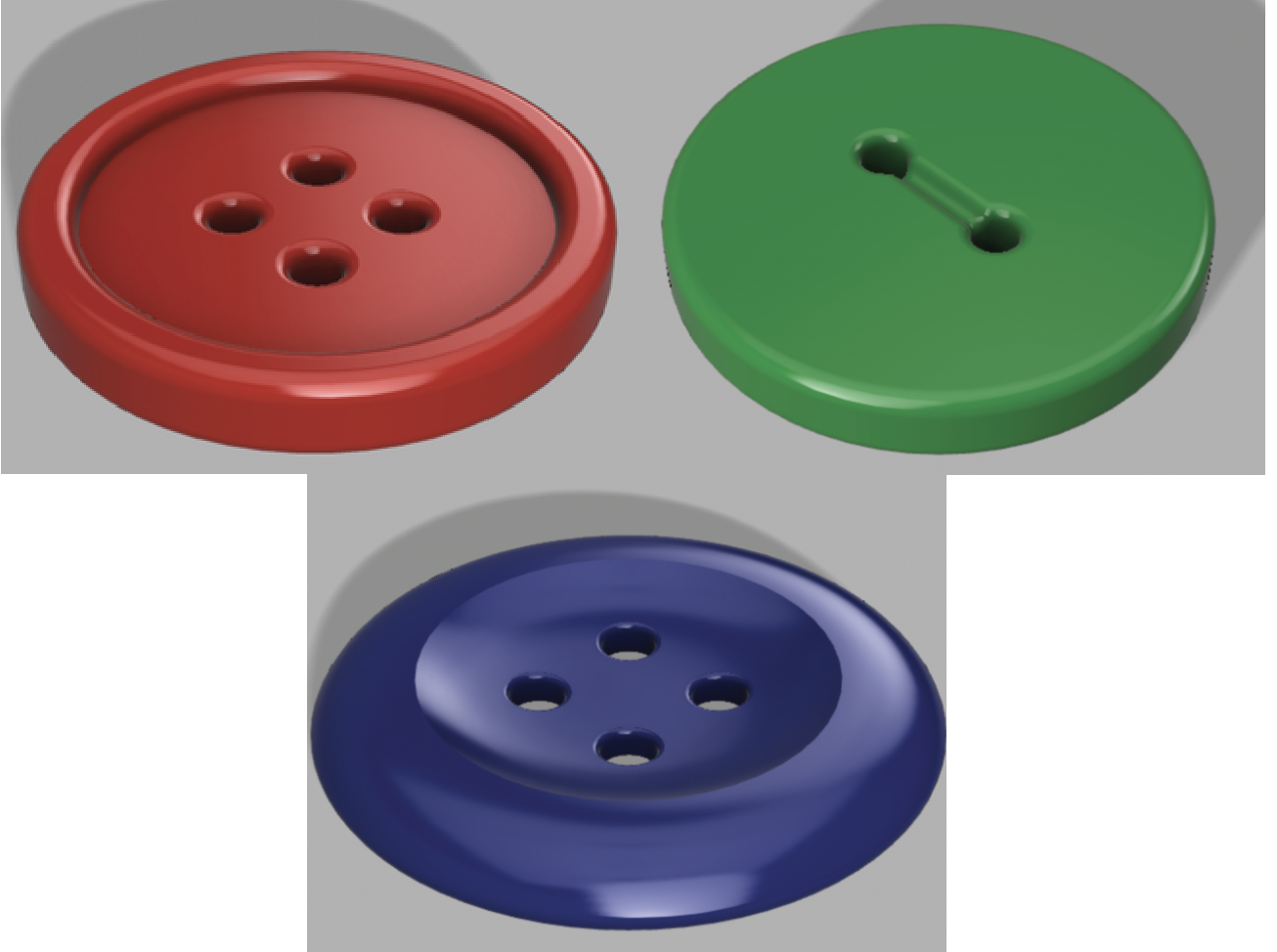 Three simple buttons by CavalierLabs | Download free STL model ...