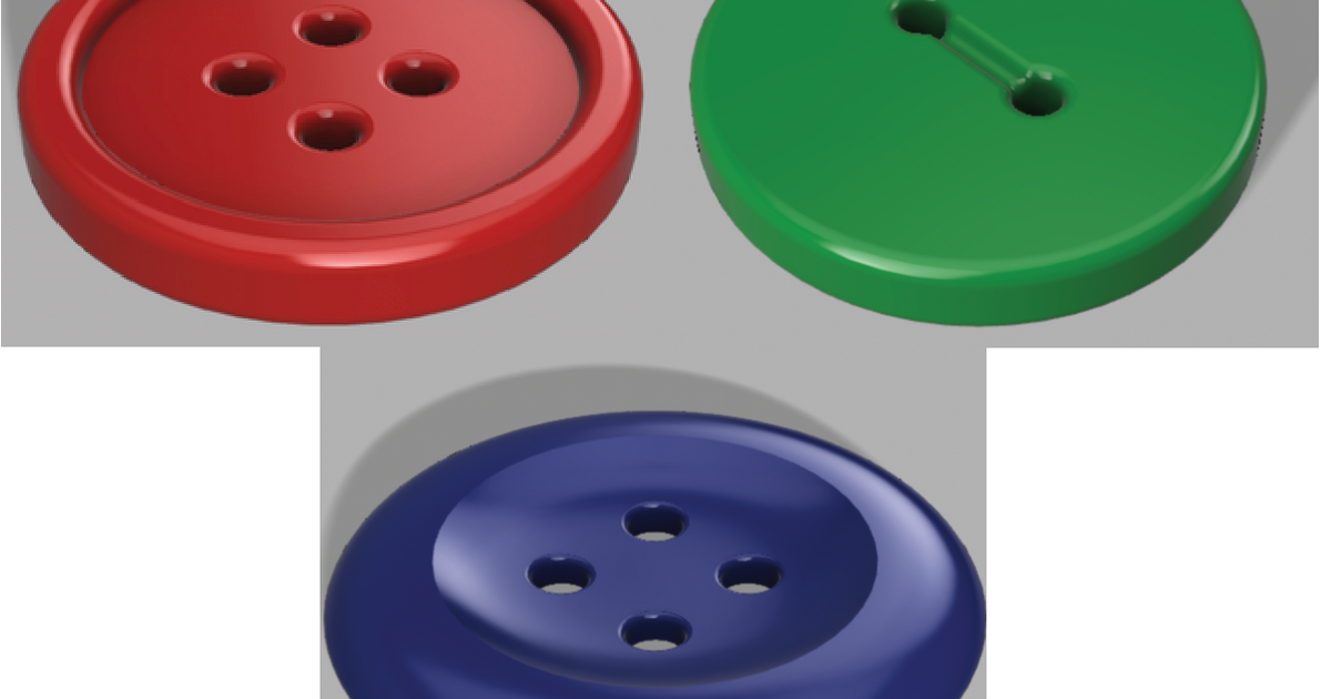 Three simple buttons by CavalierLabs | Download free STL model ...