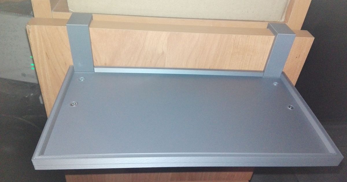 Small hanging shelf for a modem/router by Denny89 | Download free STL ...