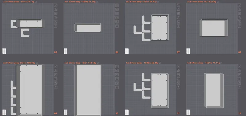 Footfinity - Gridfinity with smaller feet by DBT85 | Download free STL ...