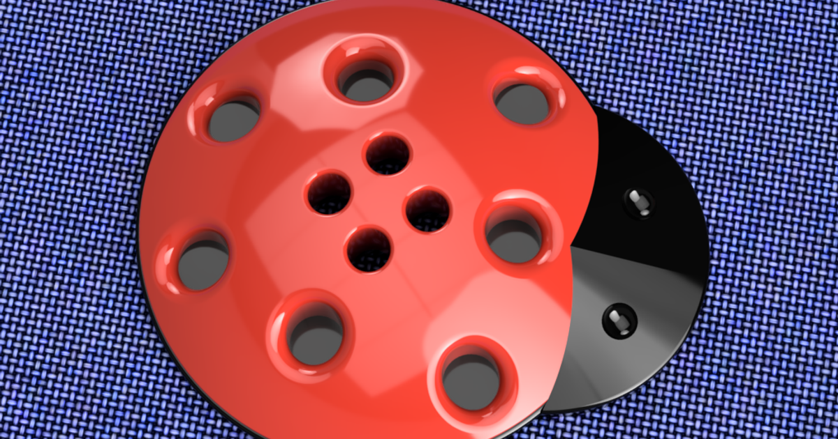 Ladybug Button by djedje_zr7 | Download free STL model | Printables.com