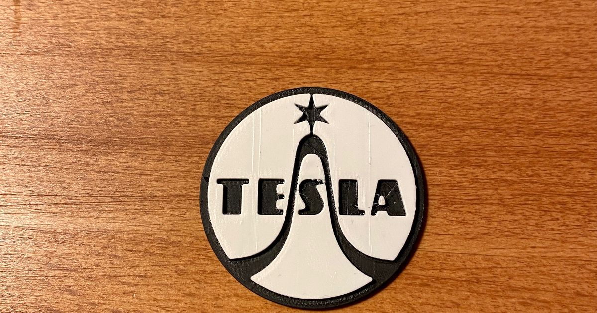 Tesla Electronics Cz Logo by PepiBlu | Download free STL model ...
