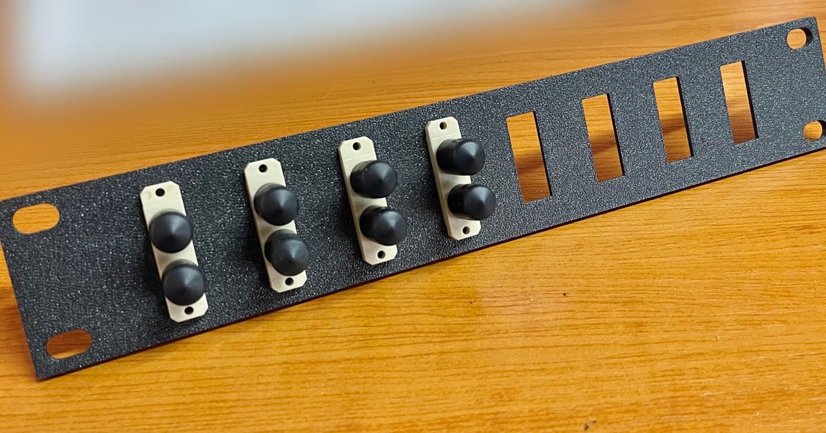 10" rack optical patch panels by DEEP s.r.o. | Download free STL model ...