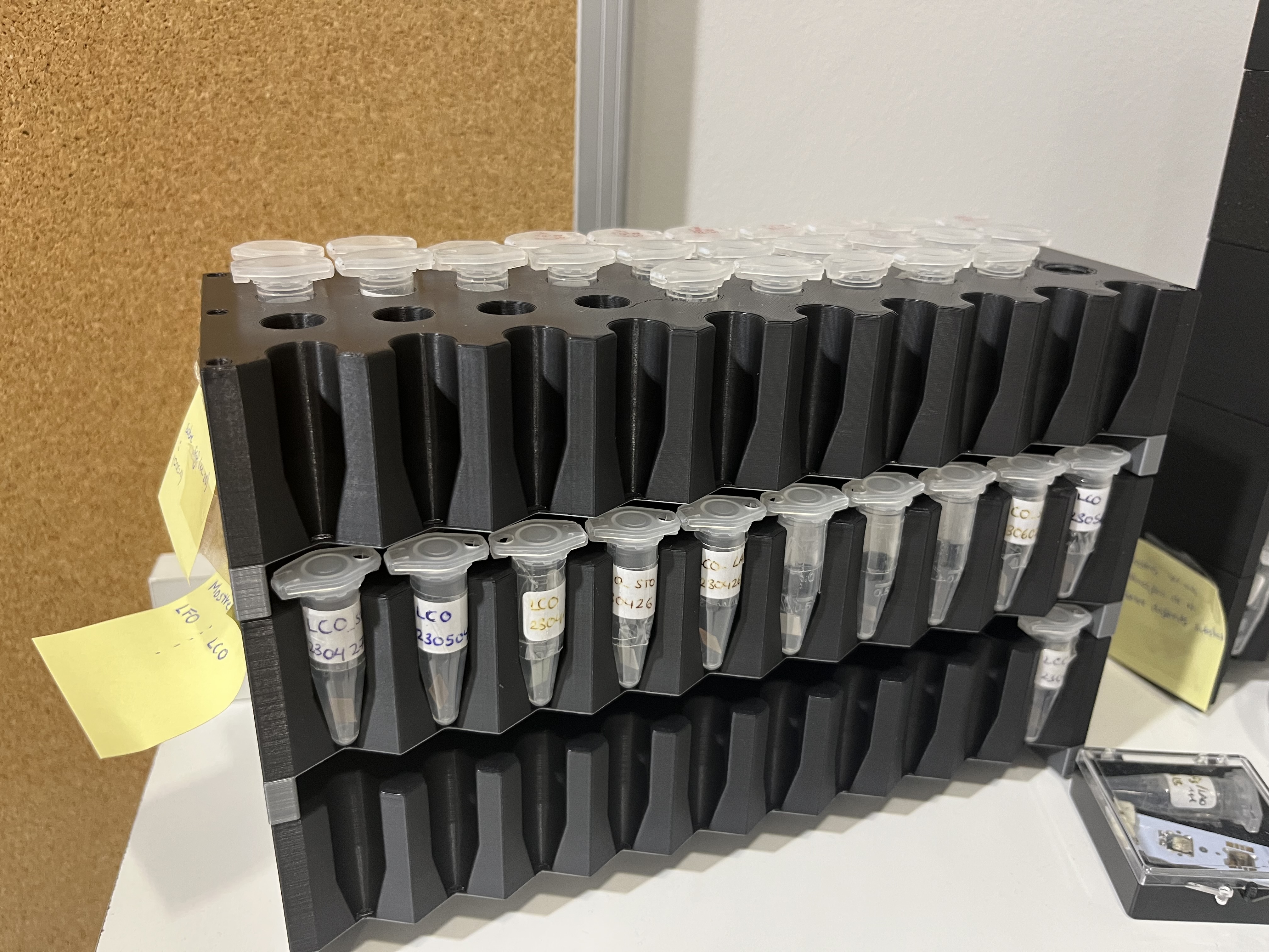 Stackable Eppendorf tube rack - Open Source by ICMAB - CSIC | Download ...