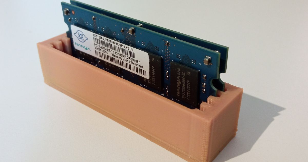 4x SODIMM Ram Storage Box by Sable147 | Download free STL model ...