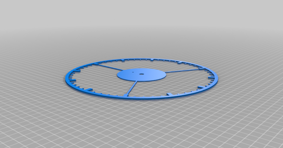 Clock face by makermatto | Download free STL model | Printables.com