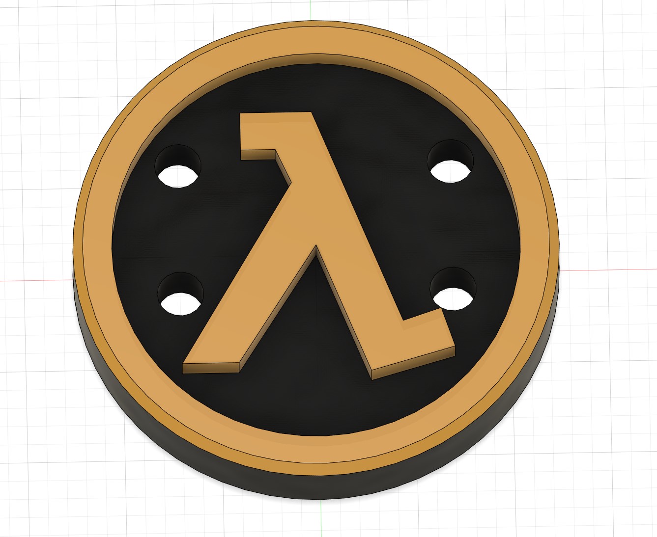 HalfLife Button by czrtst | Download free STL model | Printables.com